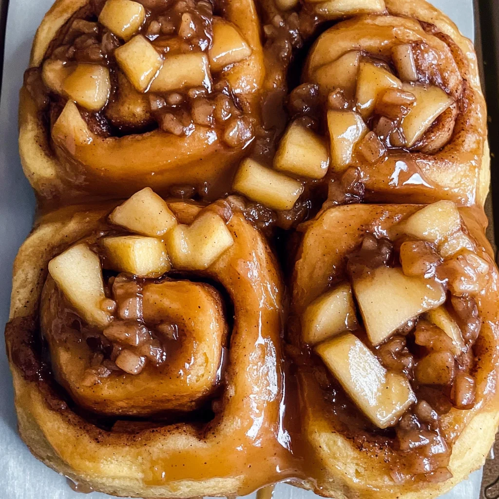 Apple Pie Cinnamon Rolls - Irresistible Comfort Food Delight